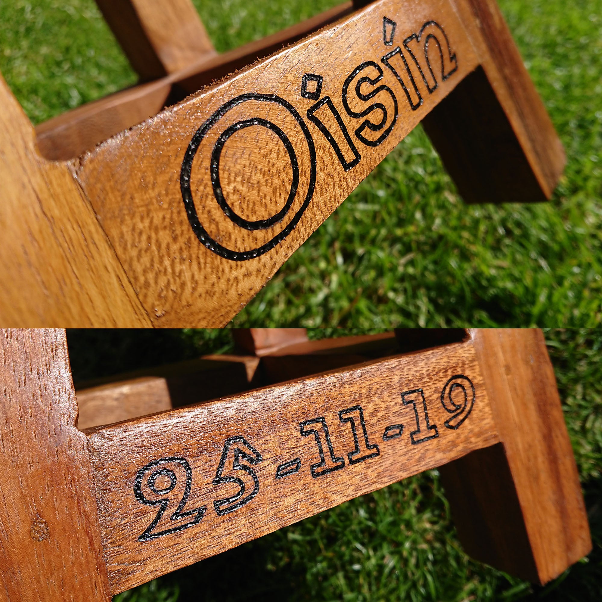 Stool Engraving – Pixie & Fleur